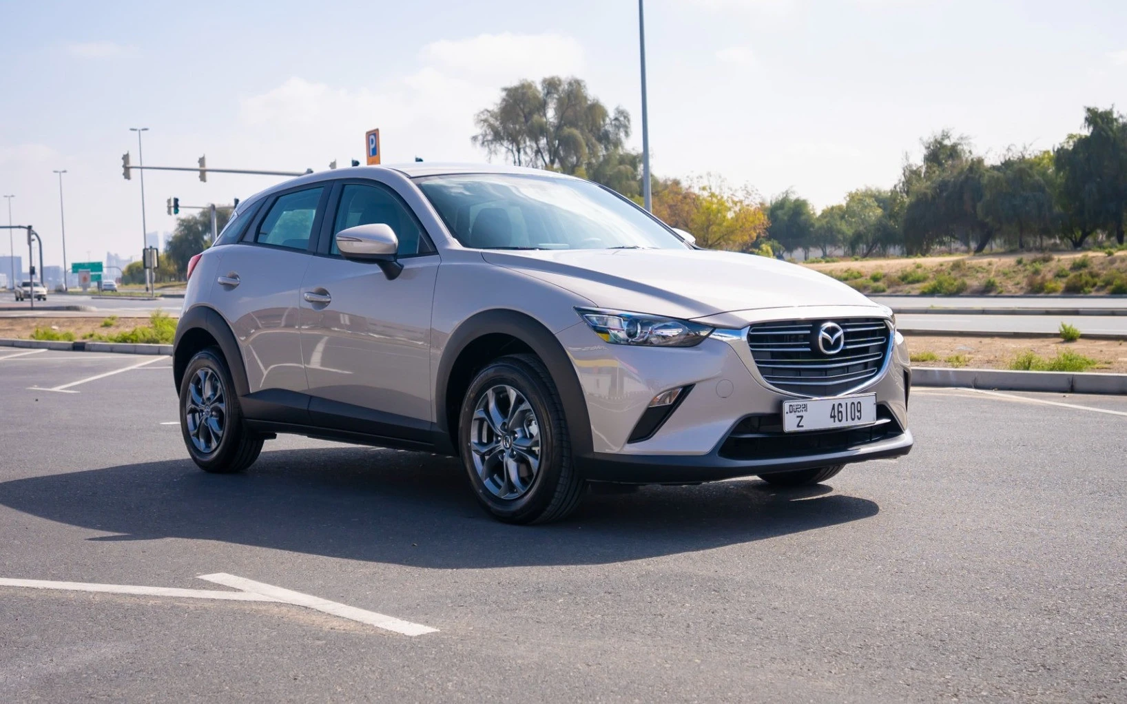 Rent a Mazda CX3 (Empire Beige Metallic), 2024 ID-5826, in Dubai - Evolve