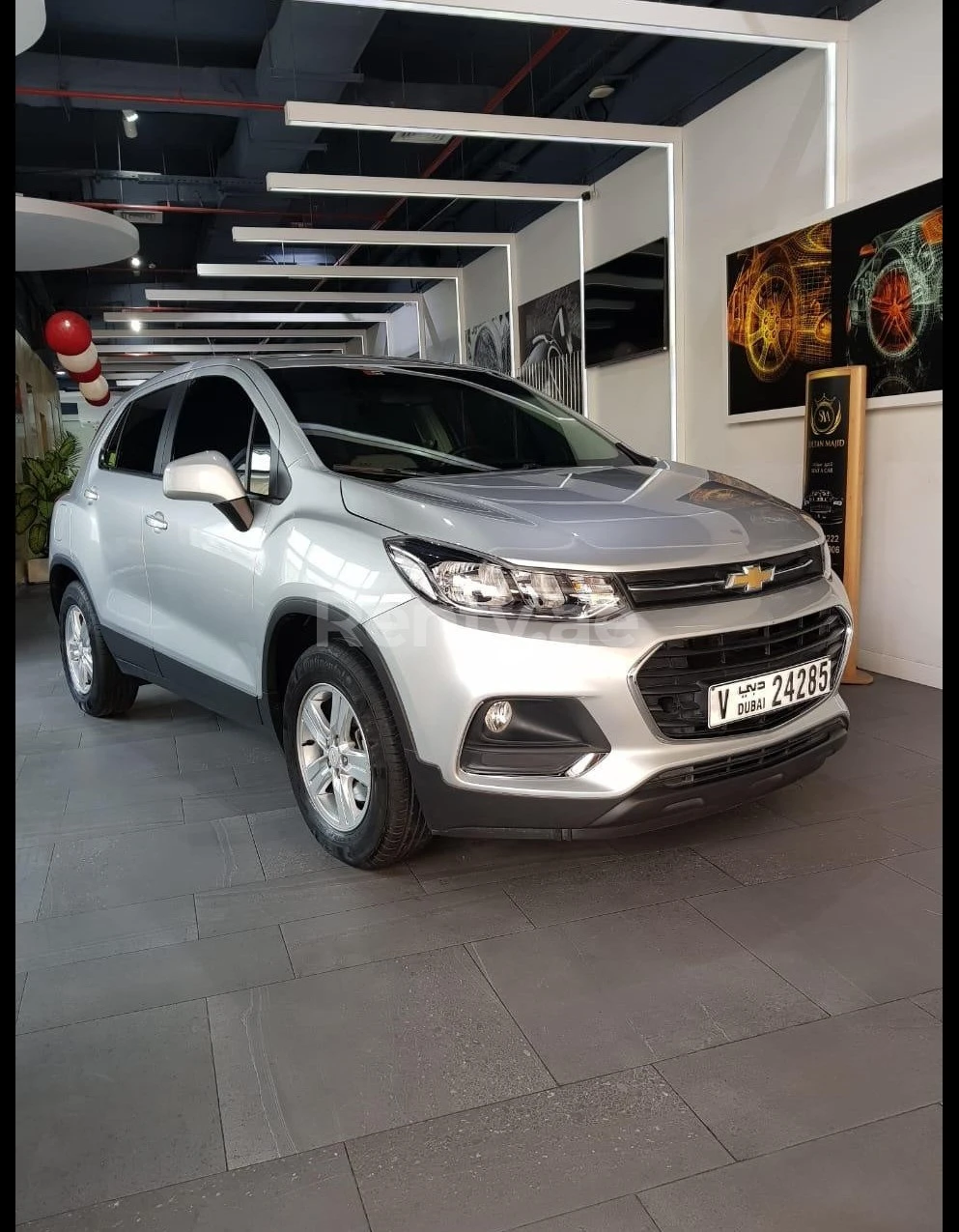 Rent a Chevrolet Trax (Silver), 2018 ID-1294, in Dubai - Evolve