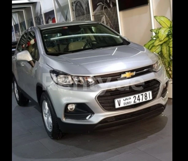 Rent a Chevrolet Trax (Silver), 2018 ID-1291, in Dubai - Evolve